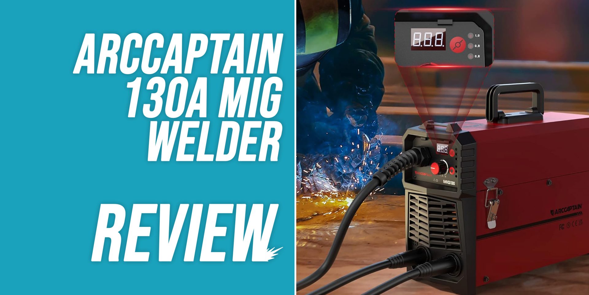 ARCCAPTAIN 130A MIG Welder Review [2023 Review] - WeldingWatch